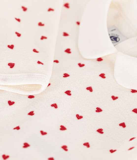 HEART VELOUR PAJAMAS - Lucky Baby & Kids LTD